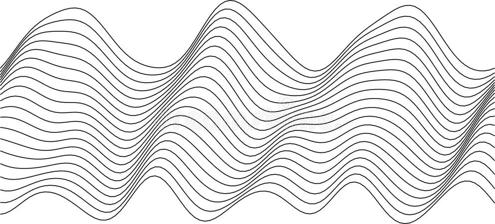 Abstract Wave Pattern for Modern Design and Decoration Stock ...