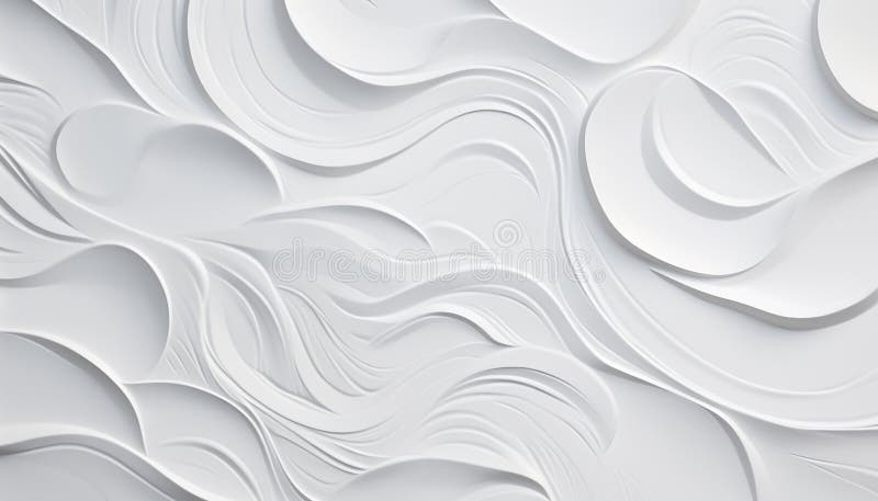 Abstract Wave Pattern on Modern Wallpaper Design Generated by AI Stock ...