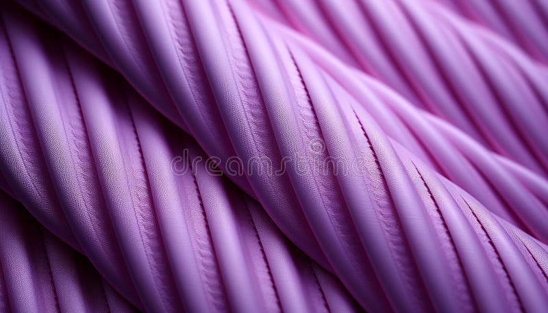 Abstract Wave Pattern in Purple, Striped Silk Textile, Modern Elegance ...