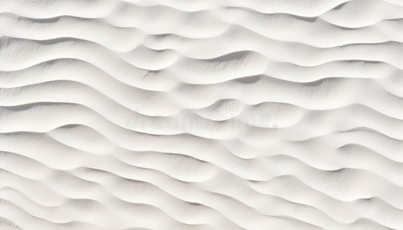 Abstract Wave Pattern on Sand Dune, White Backdrop Generated by AI ...