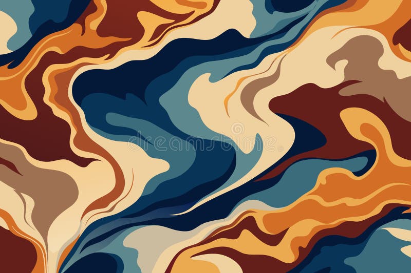 Abstract Wave Pattern Seamless Stock Vector - Illustration of drawing, vector: 319771121