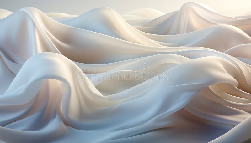 Abstract Wave Pattern on Silk Backdrop Creates Flowing Elegance ...
