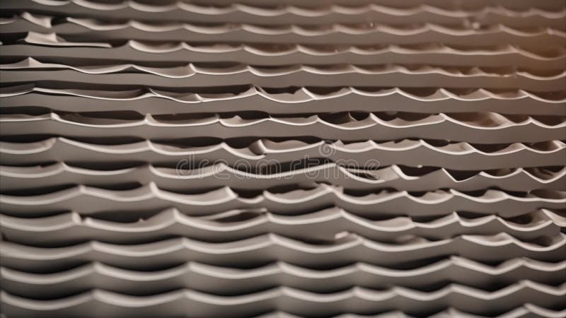 Abstract Wave Pattern, Textured White Surface Stock Video - Video of ...