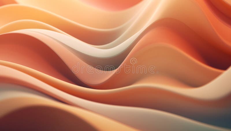 Abstract Wave Pattern in Vibrant Colors, Generated by AI Stock ...