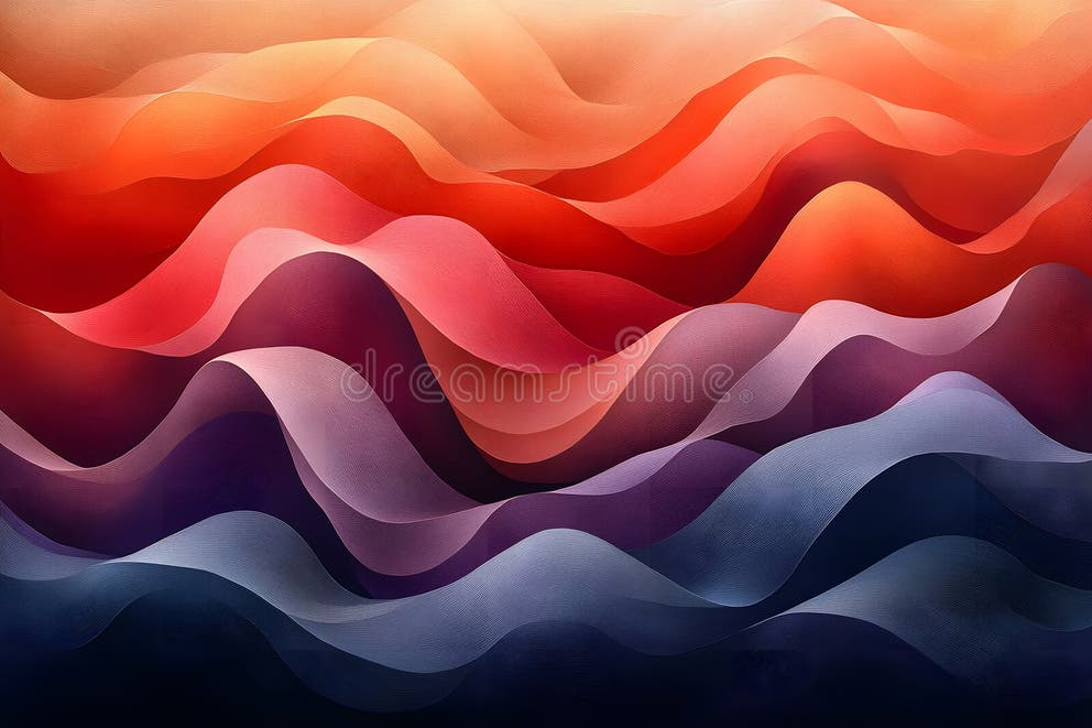 Abstract Wave Pattern with Vibrant Gradients for Modern Design and ...