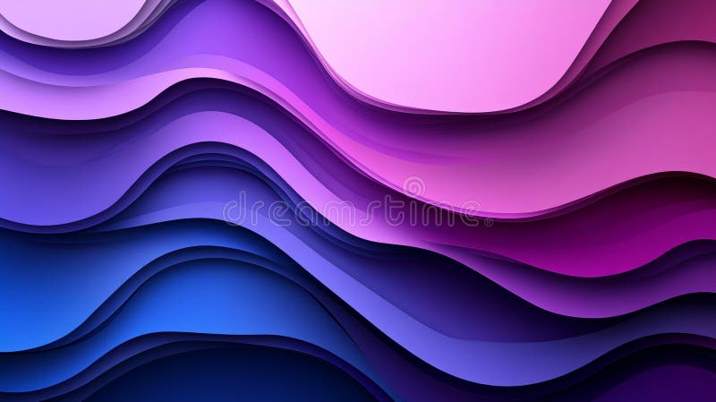 Abstract Wave Pattern in Vibrant Hues of Pink, Purple, and Blue for ...