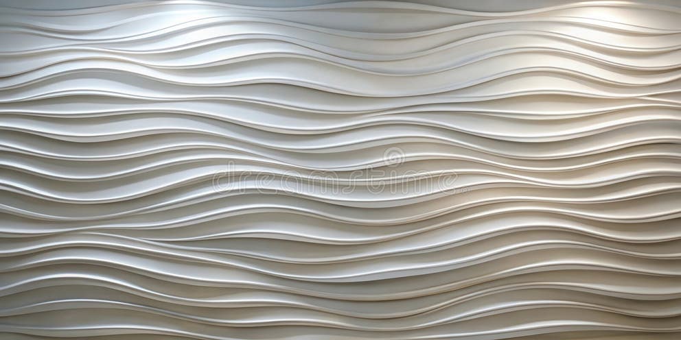 Abstract Wave Pattern Wall Decor, Elegant Interior Design Element ...