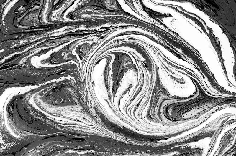 Abstract Wave Pattern, White Gray Marble Ink Texture Background for ...