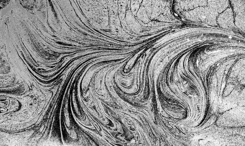 Abstract Wave Pattern, White Gray Marble Ink Texture Background for ...