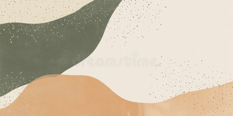 Abstract Wave Patterns in Earthy Tones Create a Modern Aesthetic for a ...