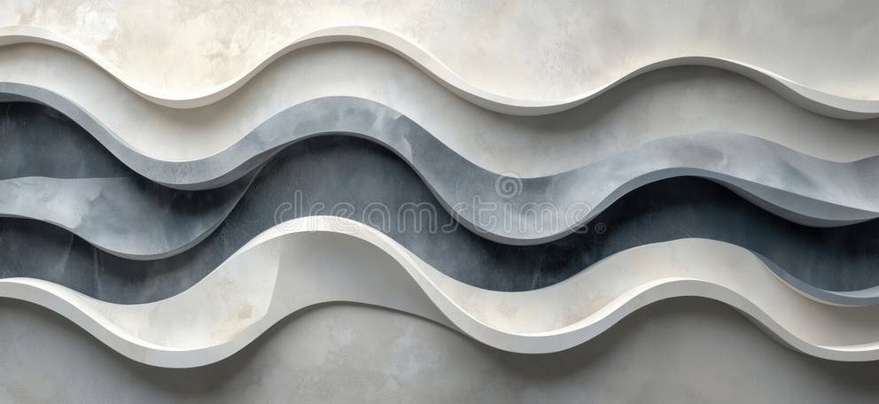 Abstract Wave Patterns in Layered Textures Showcasing Modern Design ...