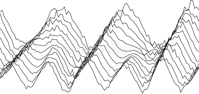 Abstract Wave Patterns in Monochrome Design for Creative Backgrounds ...