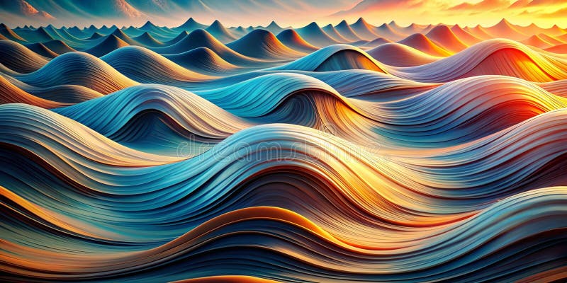 Abstract Wave Patterns that Push the Boundaries of Perception and ...