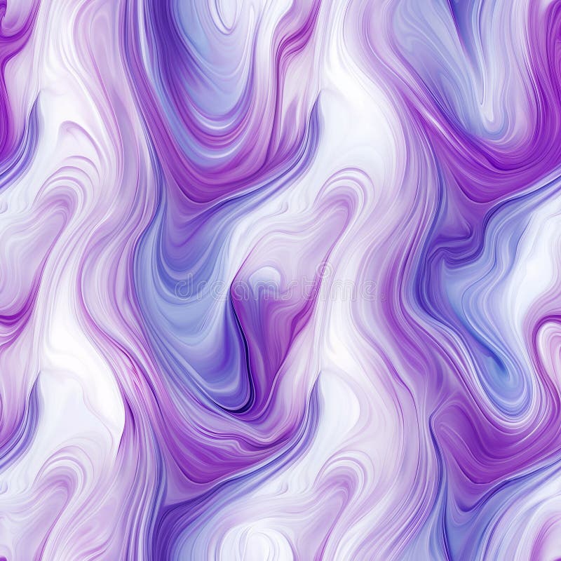 Abstract Wave Patterns in Shades of Purple and White on a Textured ...