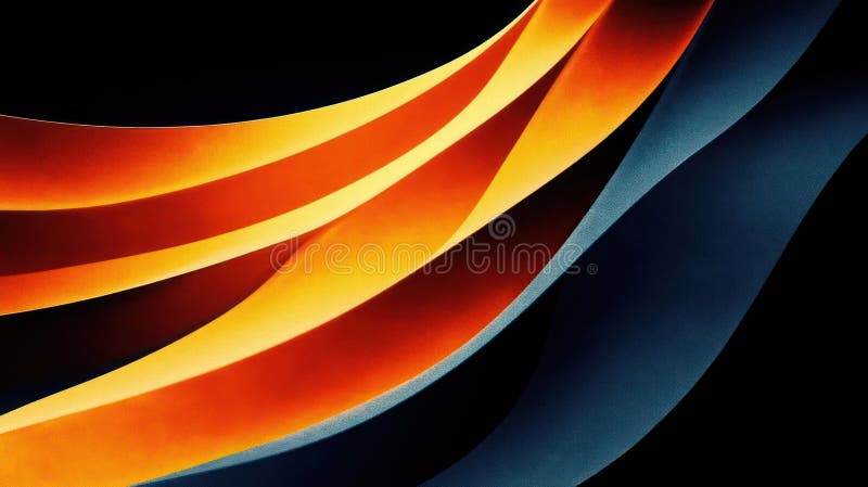 Abstract Wave Patterns in Vibrant Colors Create a Dynamic Visual Flow ...