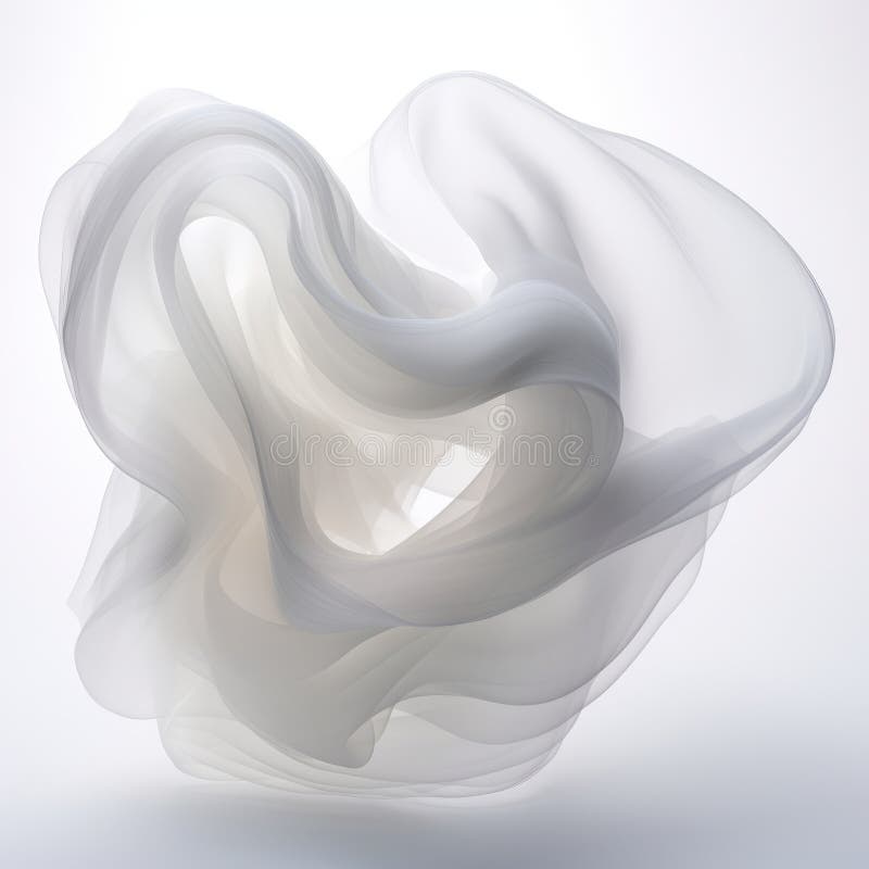 Abstract Wave: a Realistic Rendering of Swirling Human Form Stock ...