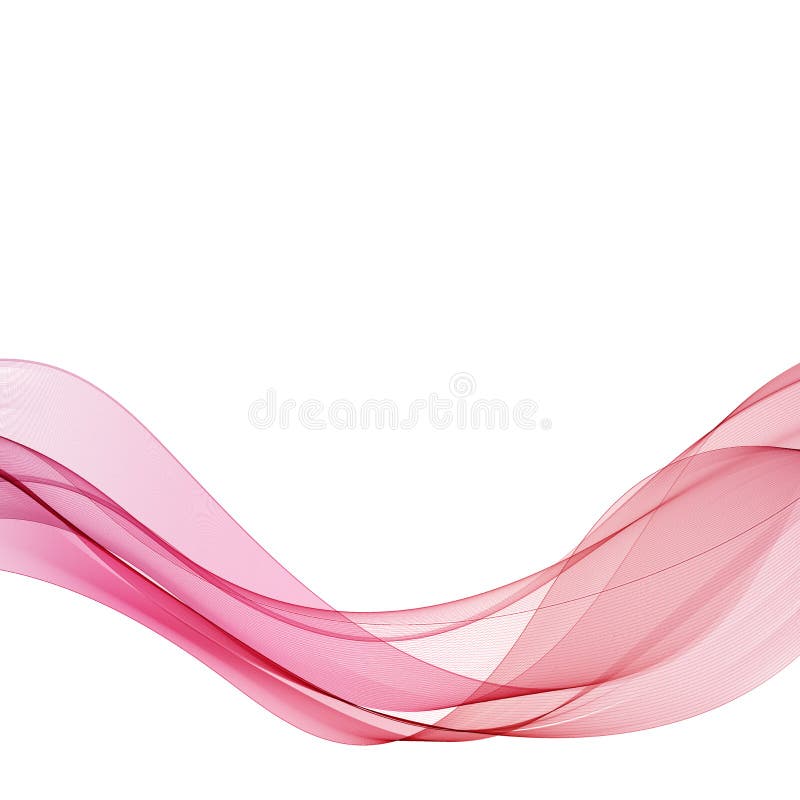 Abstract Wave. Red Wavy Lines. Design Element. Eps 10 Stock ...