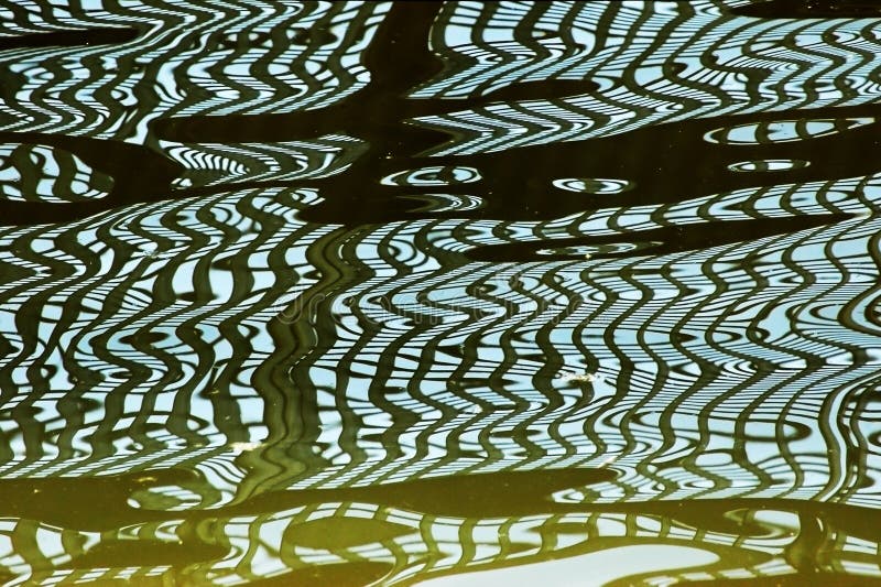 Abstract wave reflection. stock photo. Image of nature - 32005092