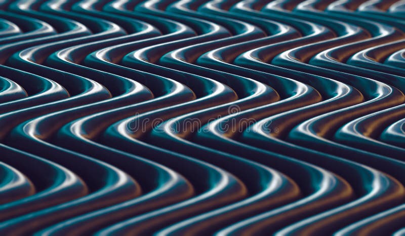 Abstract Wave and Ripple Surface Background.3d Illustration Stock ...