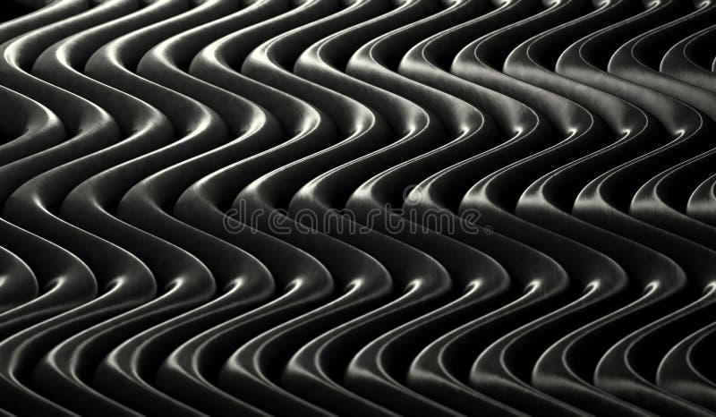 Abstract Wave and Ripple Surface Background.3d Illustration Stock ...