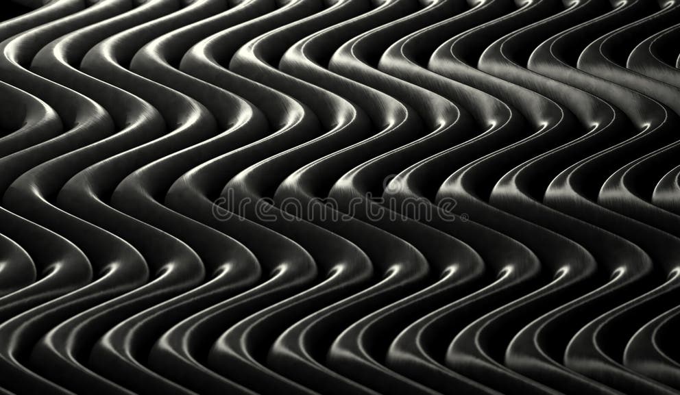 Abstract Wave and Ripple Surface Background.3d Illustration Stock ...