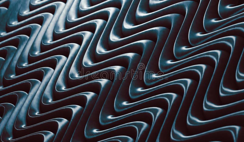 Abstract Wave and Ripple Surface Background.3d Illustration Stock ...