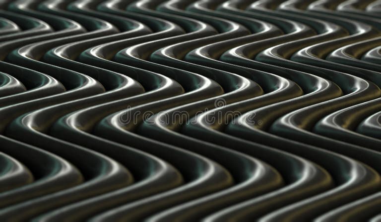 Abstract Wave and Ripple Surface Background.3d Illustration Stock ...