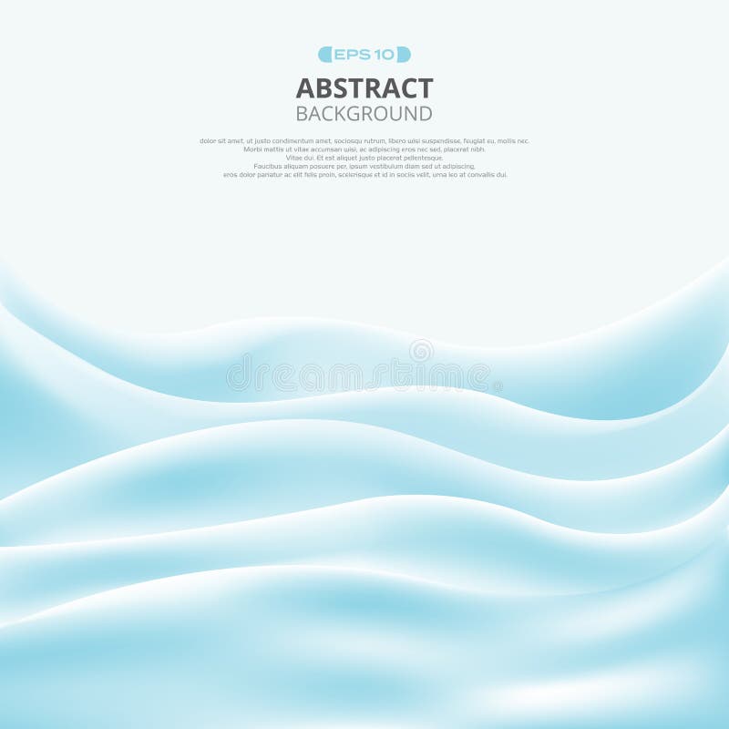 Abstract of Wave Soft Blue Sea Gradient Pattern Background. Stock ...