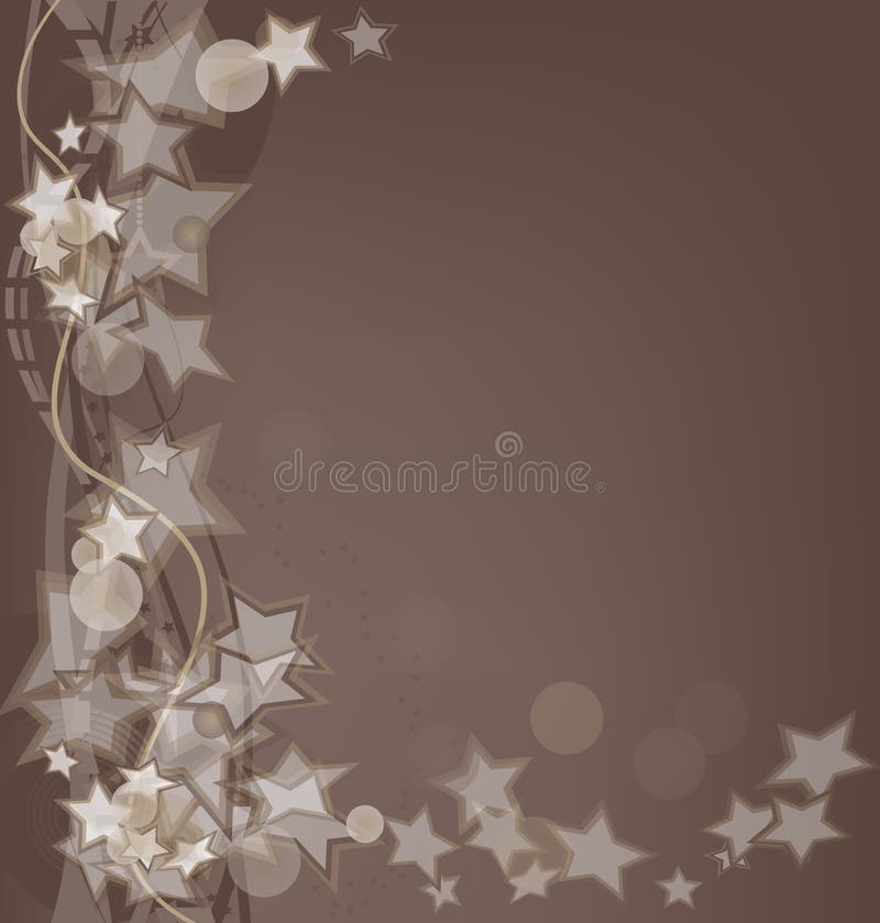Abstract wave with stars stock illustration. Illustration of celebrate ...