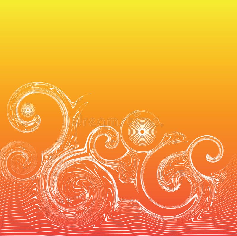 Abstract wave swirls stock vector. Illustration of energy - 9219955