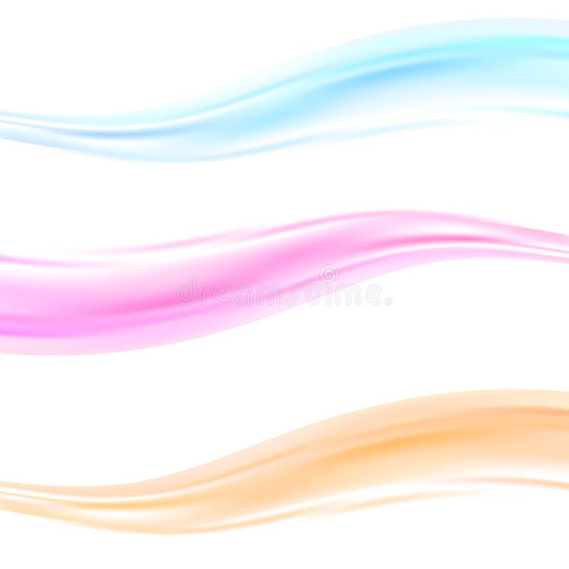 Abstract Wave Swoosh Dividers Templates Stock Vector - Illustration of ...