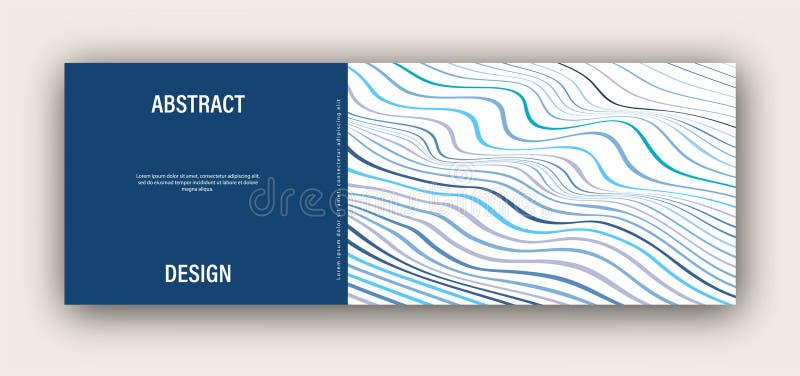 Abstract Wave. Template for Creative Ideas for the Design of Title ...