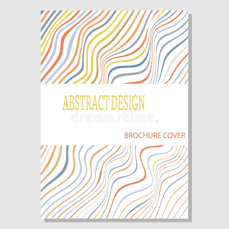 Abstract Wave. Template for Creative Ideas for the Design of Title ...