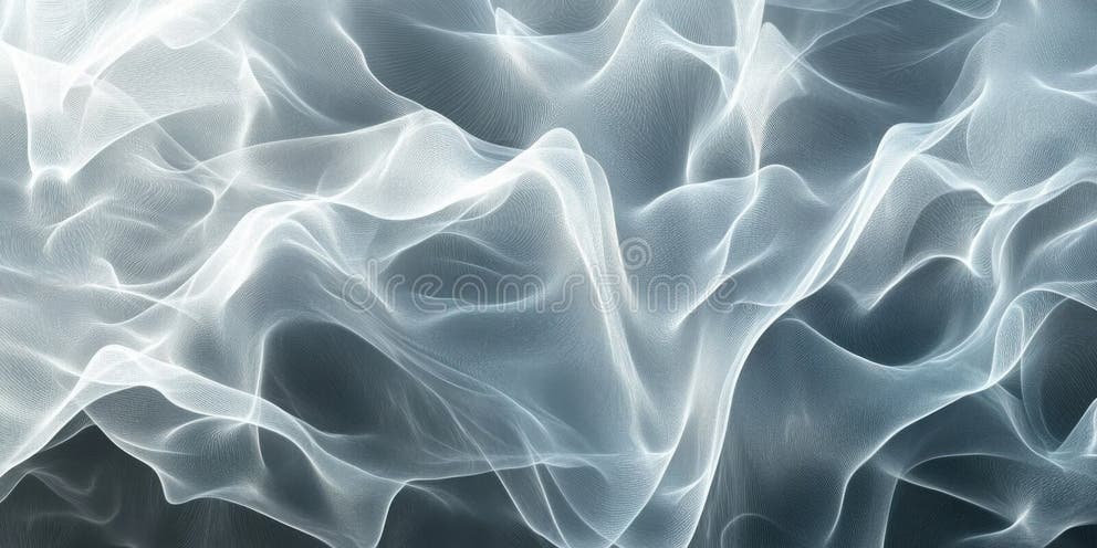 Abstract Wave Texture with Fluid White and Blue Dynamic Motion Stock ...