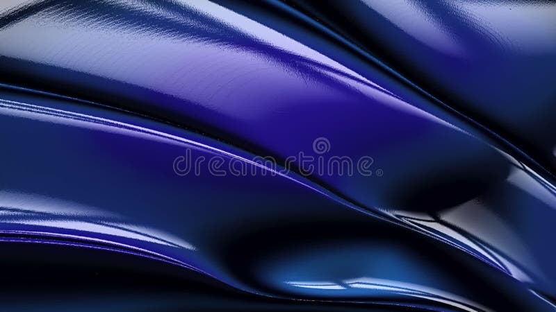 Abstract Wave Textured Glossy Metallic Pattern Color Flowing. Modern Background Loop Able ...