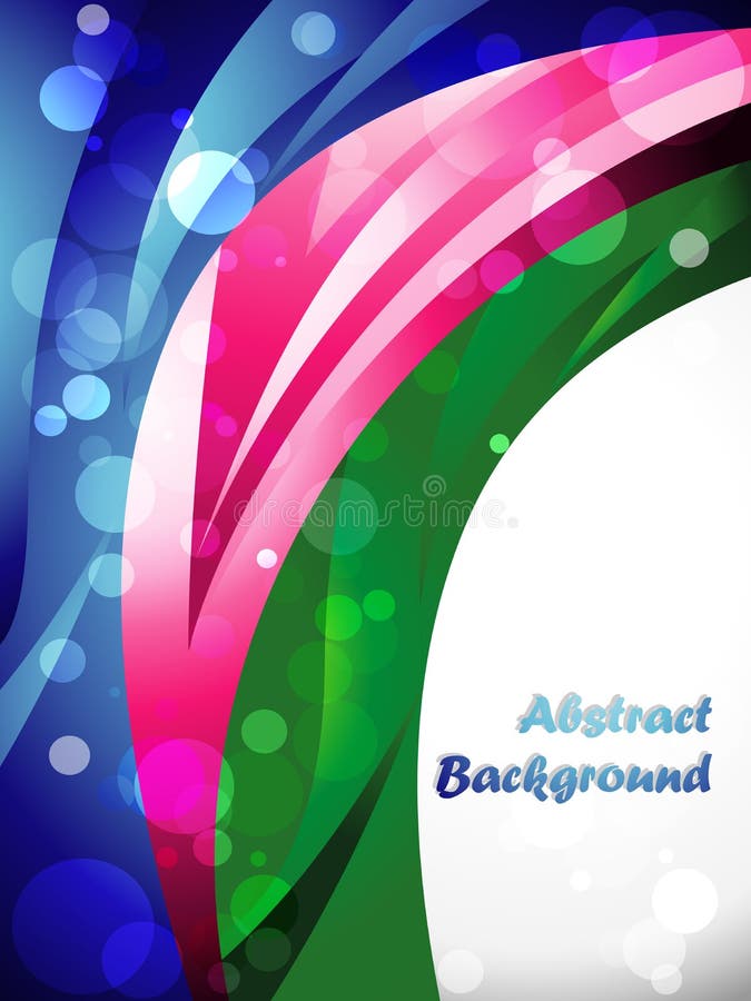 Abstract Wave Vector Layout Stock Vector - Illustration of color ...