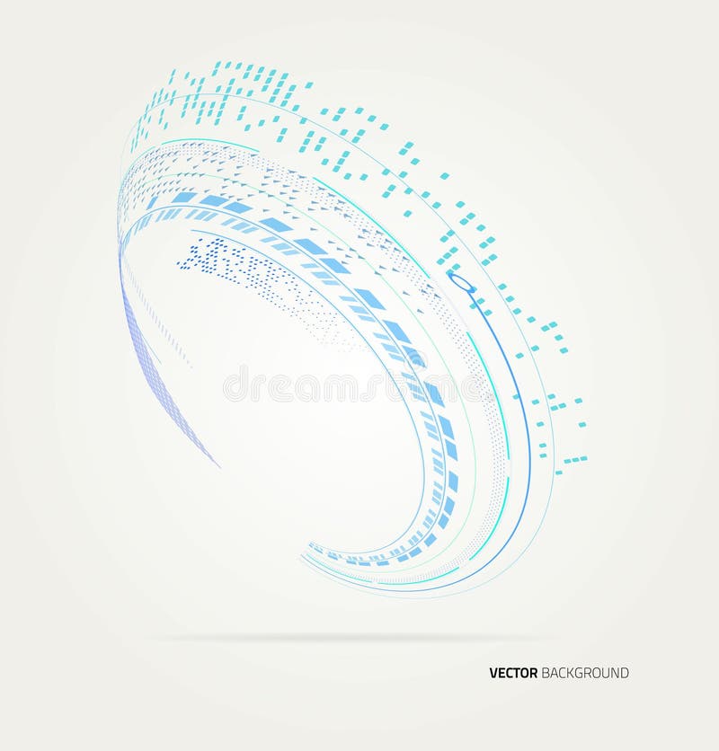 Abstract Wave Vector Shapes Template Stock Vector - Illustration of ...