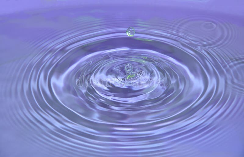Abstract wave water drop stock image. Image of blue, clean - 93351411