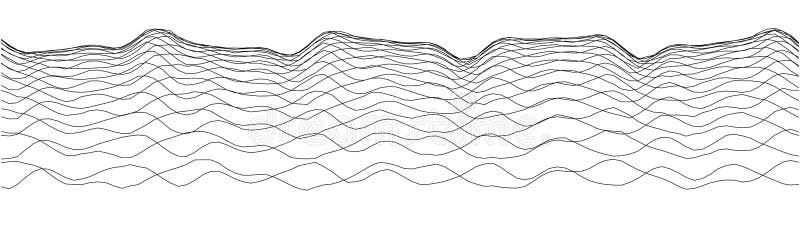 Abstract Waveform Design with Flowing Lines for Creative Backgrounds ...