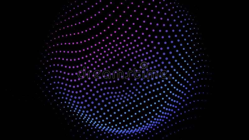 Abstract Waveform Net Pulsating Hole Dots Nodes Banner Resilience ...