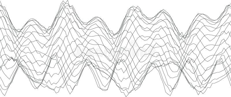 Abstract Waveform Pattern Design for Modern Art and Creative Projects ...