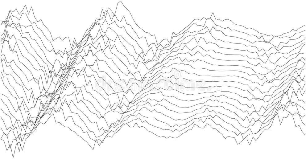Abstract Waveform Pattern Design for Modern Concepts and Creative ...