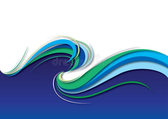 Abstract waves stock vector. Illustration of illustrate - 8196765