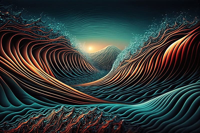 Abstract Waves Background Banner Design Gradient Curve Wave Sleek Shape ...