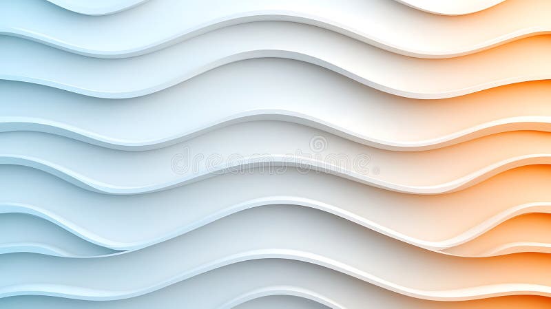 Abstract Waves Background, Blue & Orange - Gradient Color Palettes ...