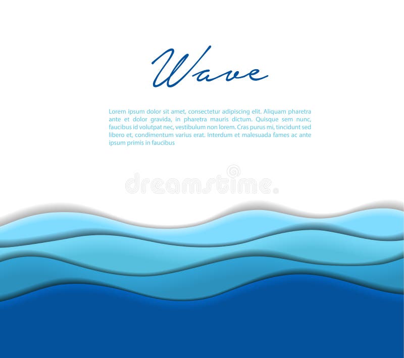 Abstract Waves Vector Background Stock Vector Illustration Of