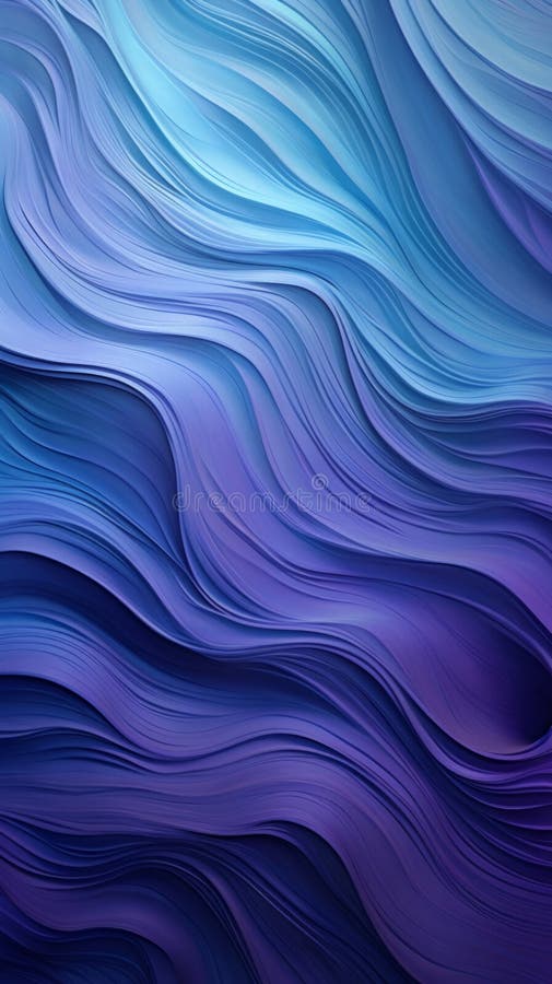 Abstract Waves of Blue and Purple Stock Image - Image of pattern ...