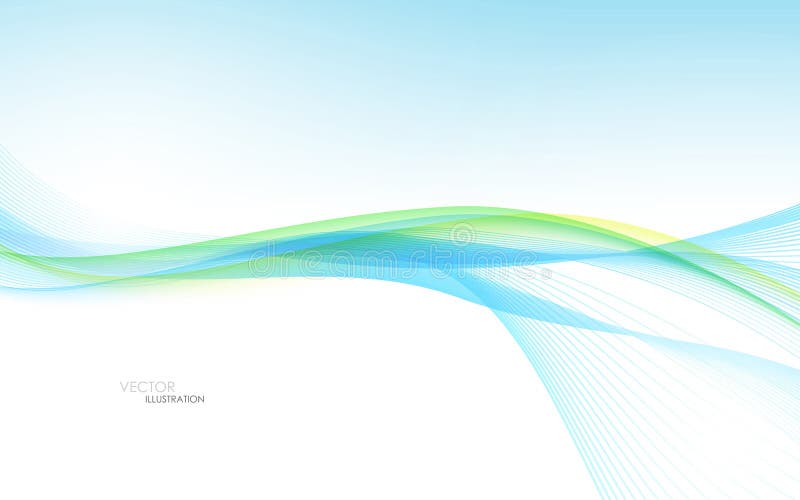 Abstract Waves - Data Stream Concept. Vector Illustration Stock Vector ...