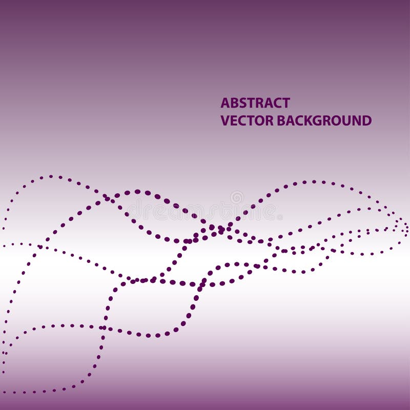 Abstract Wave Line. Violet Line Pattern Stock Vector - Illustration of ...