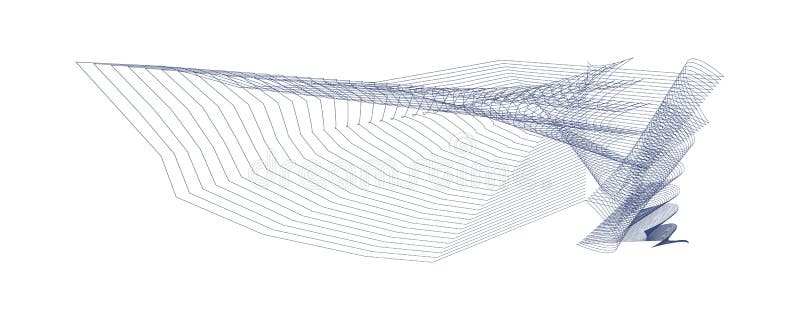 Abstract Waves Graphic Line Sonic or Sound Wave Vector Image Stock ...